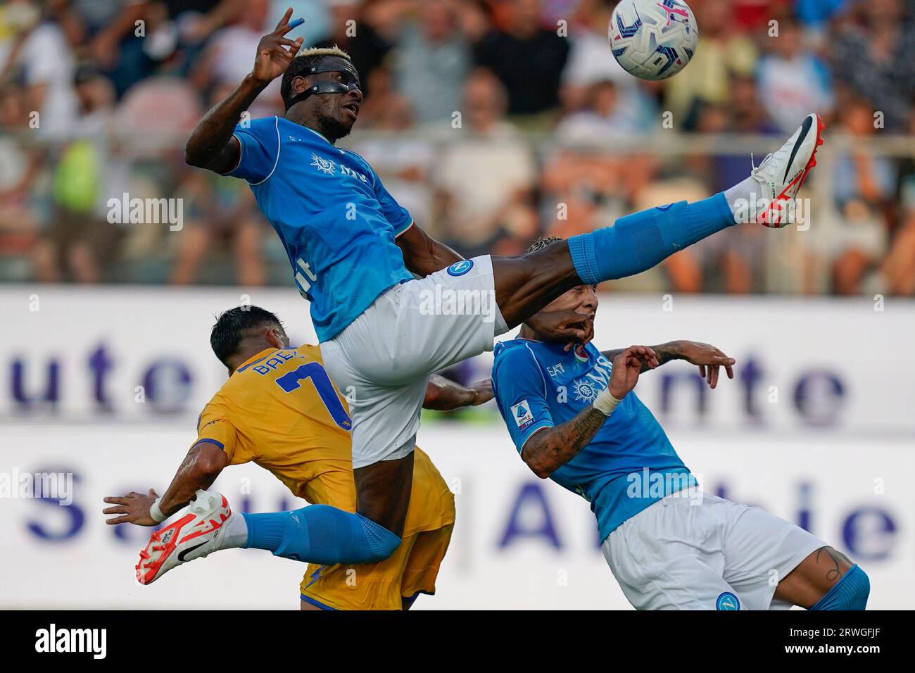 SSC Napoli's Victor Osimhen in action during during the Italian Serie A ...
