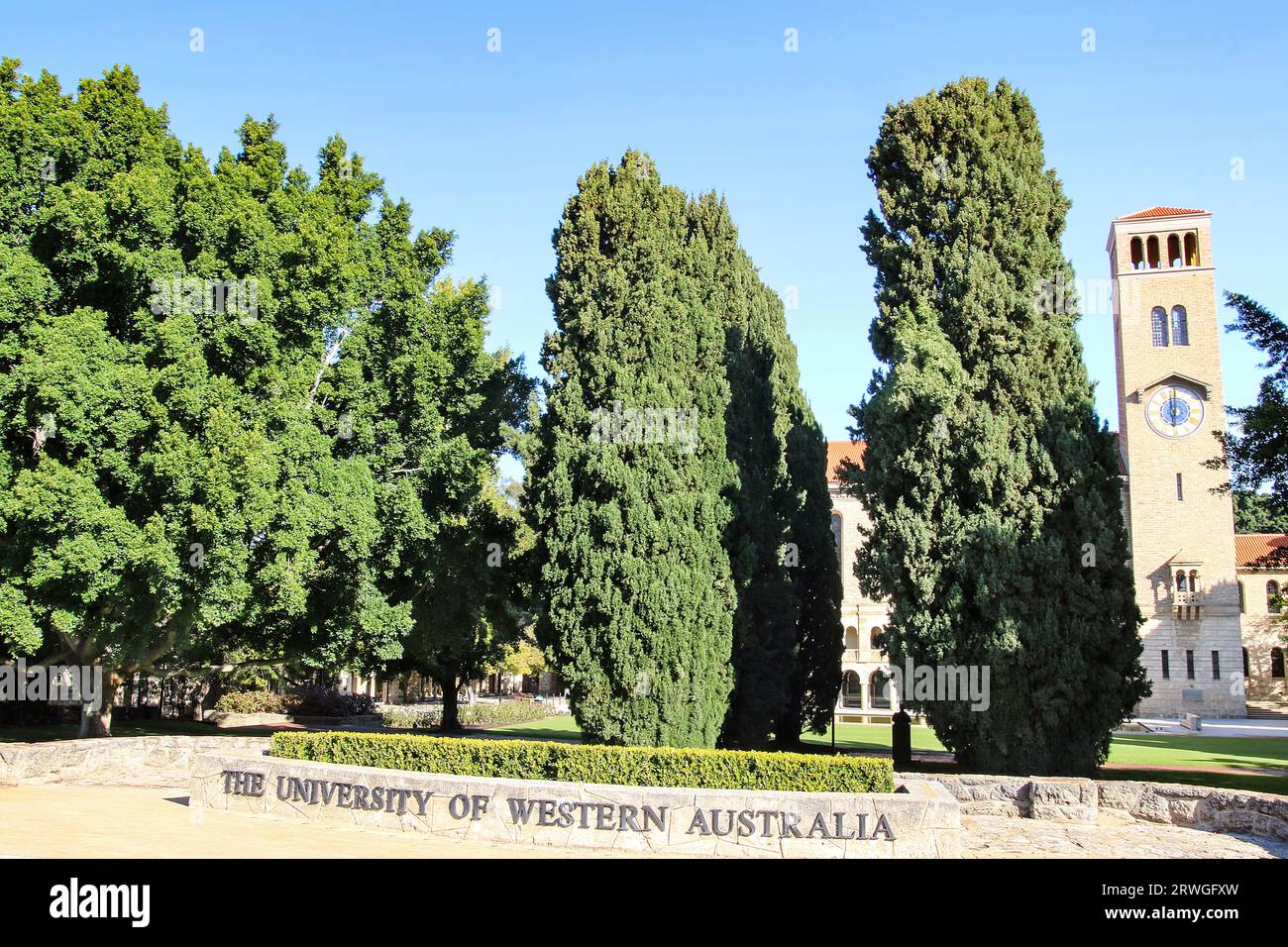 Entrance to the University of Western Australia Campus, Western ...