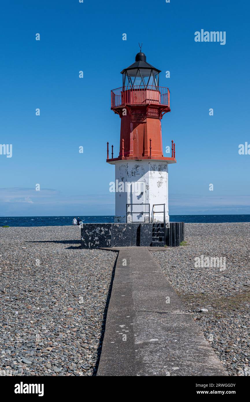 Point of Ayre Lighthouses in the Isle of Man Stock Photo - Alamy