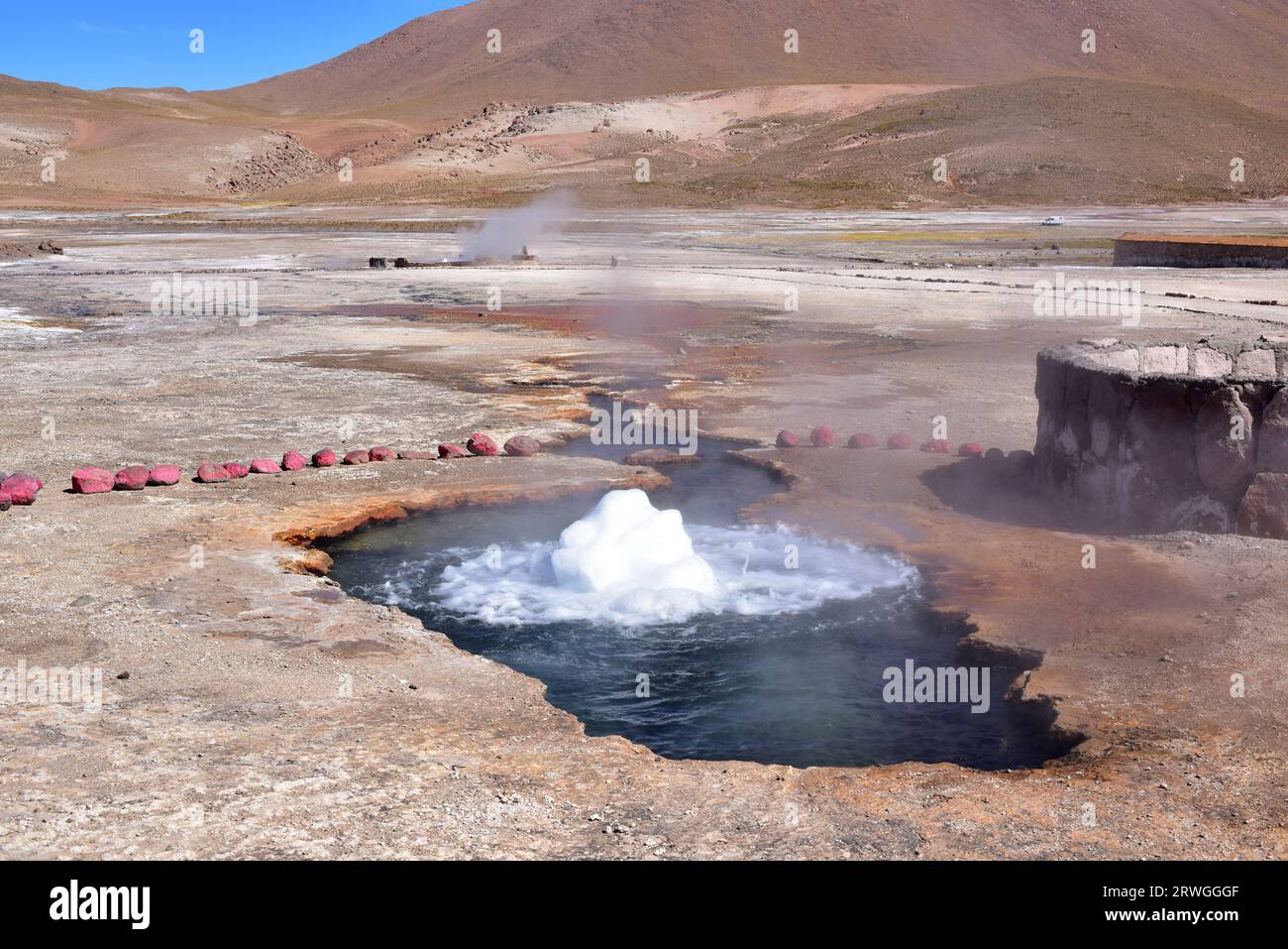 El Tatio Geyser Field. San Pedro de Atacama, Antofagasta, Chile Stock ...