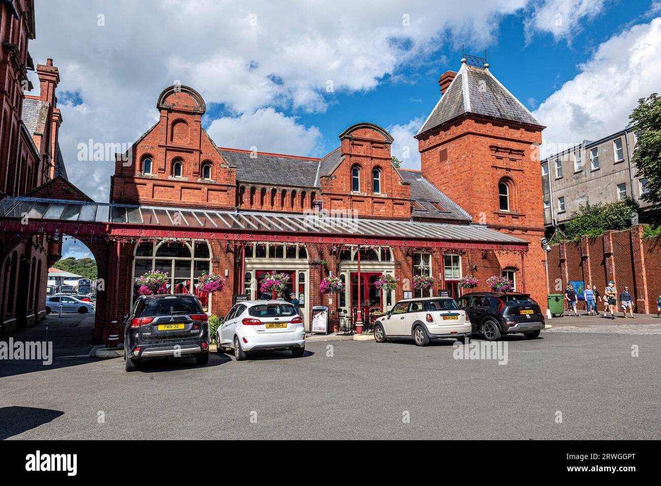 Douglas Isle of Man railway station Stock Photo - Alamy