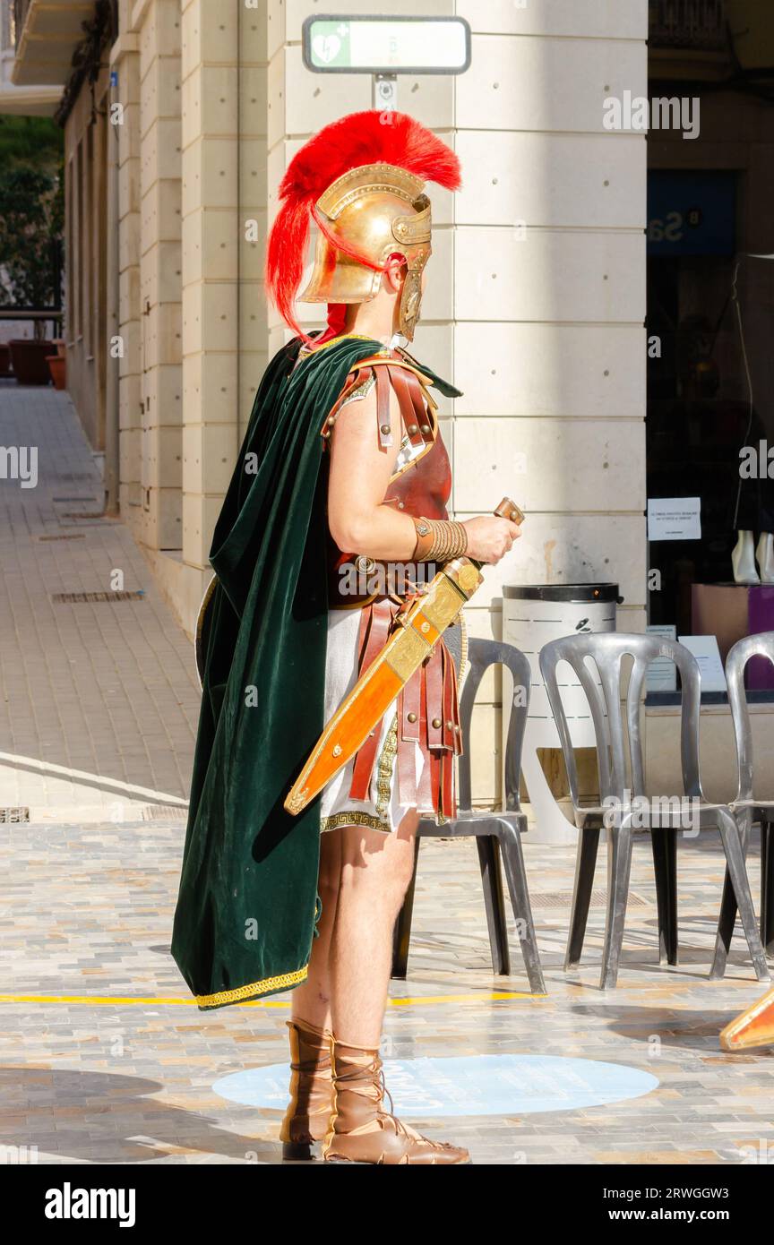 CARTAGENA, SPAIN - 23 SEPTEMBER 2022 Carthaginians and Romans historic ...