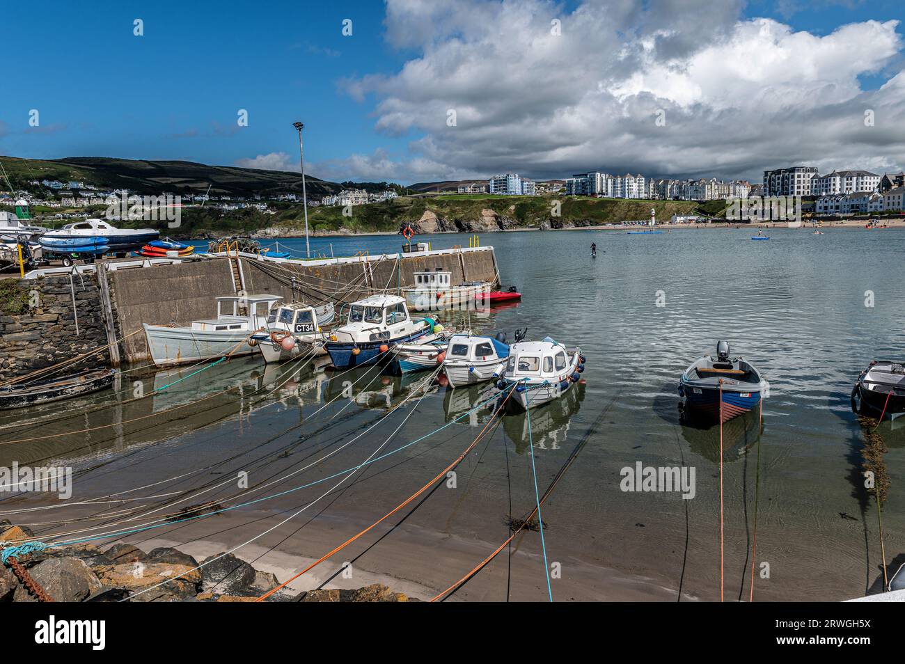 Port Erins Bay Stock Photo - Alamy