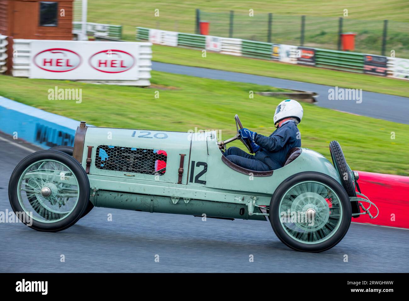 The Vintage Sports Car Club, V.S.C.C. race day event at Mallory Park ...