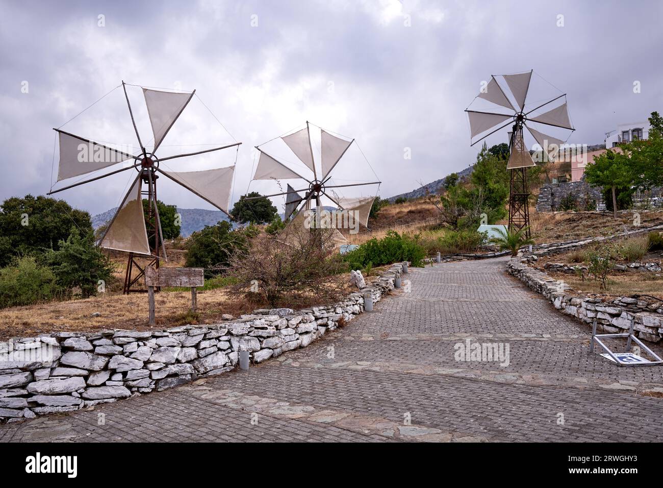 Greek water pumps hi-res stock photography and images - Alamy