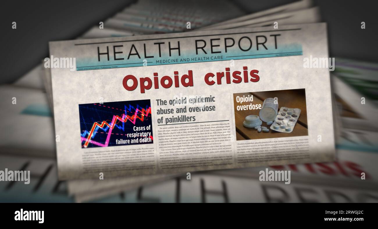 Opioid crisis painkiller abuse and overdose problem vintage news and ...