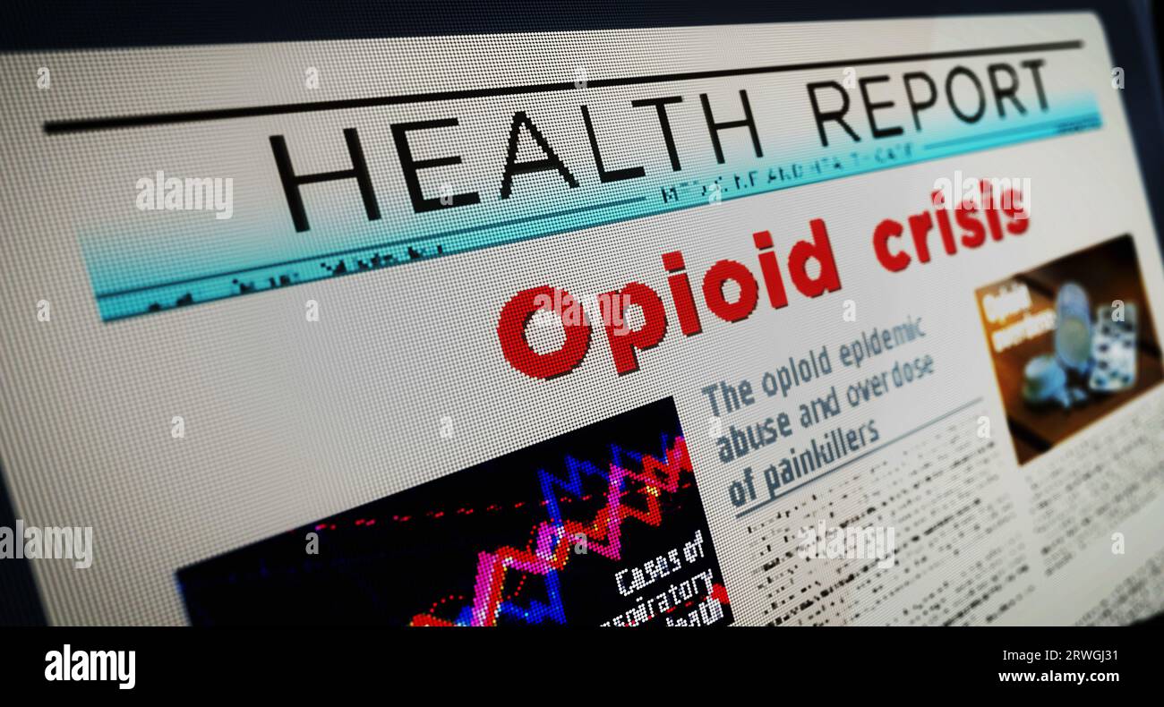 Opioid crisis painkiller abuse and overdose problem daily newspaper ...