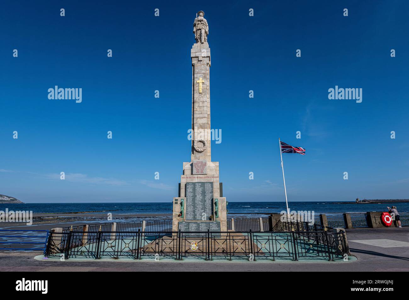 Douglas War Memorial in Douglas IOM Stock Photo - Alamy