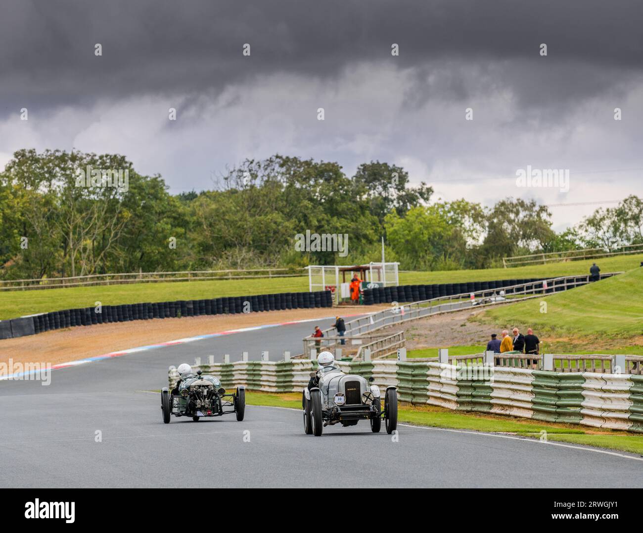 The Vintage Sports Car Club, V.S.C.C. race day event at Mallory Park ...