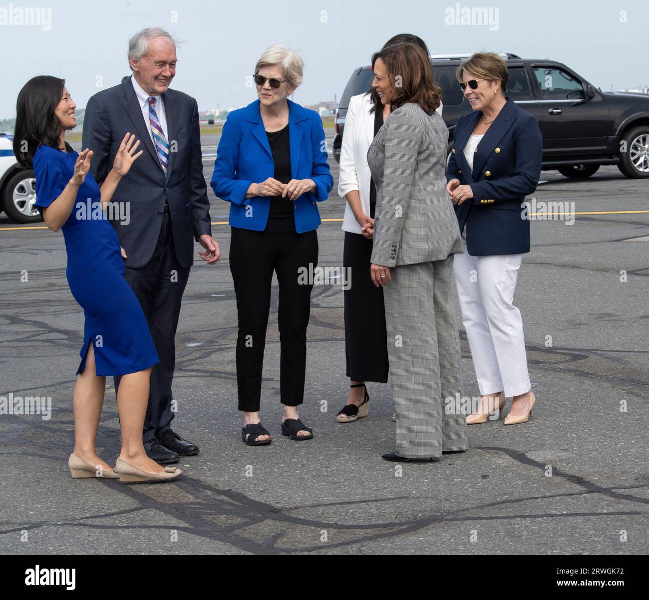 July 29, 2023 Boston, Massachusetts, USA United States Vice President ...