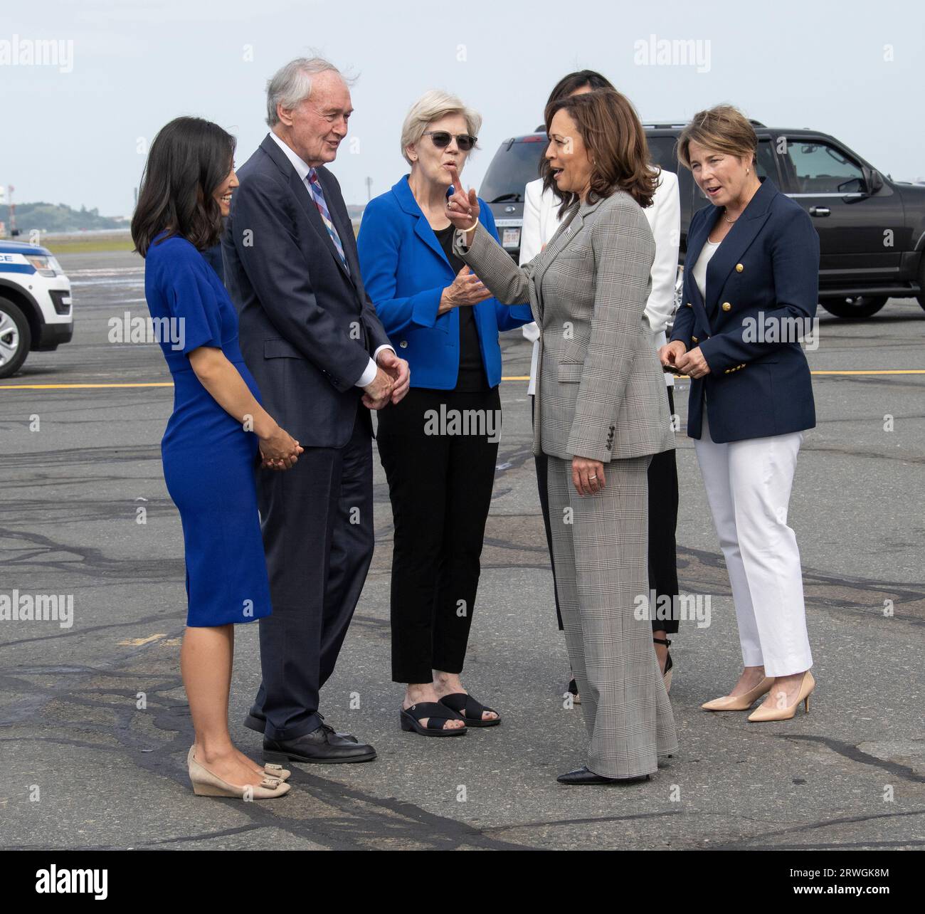 July 29, 2023 Boston, Massachusetts, USA United States Vice President ...