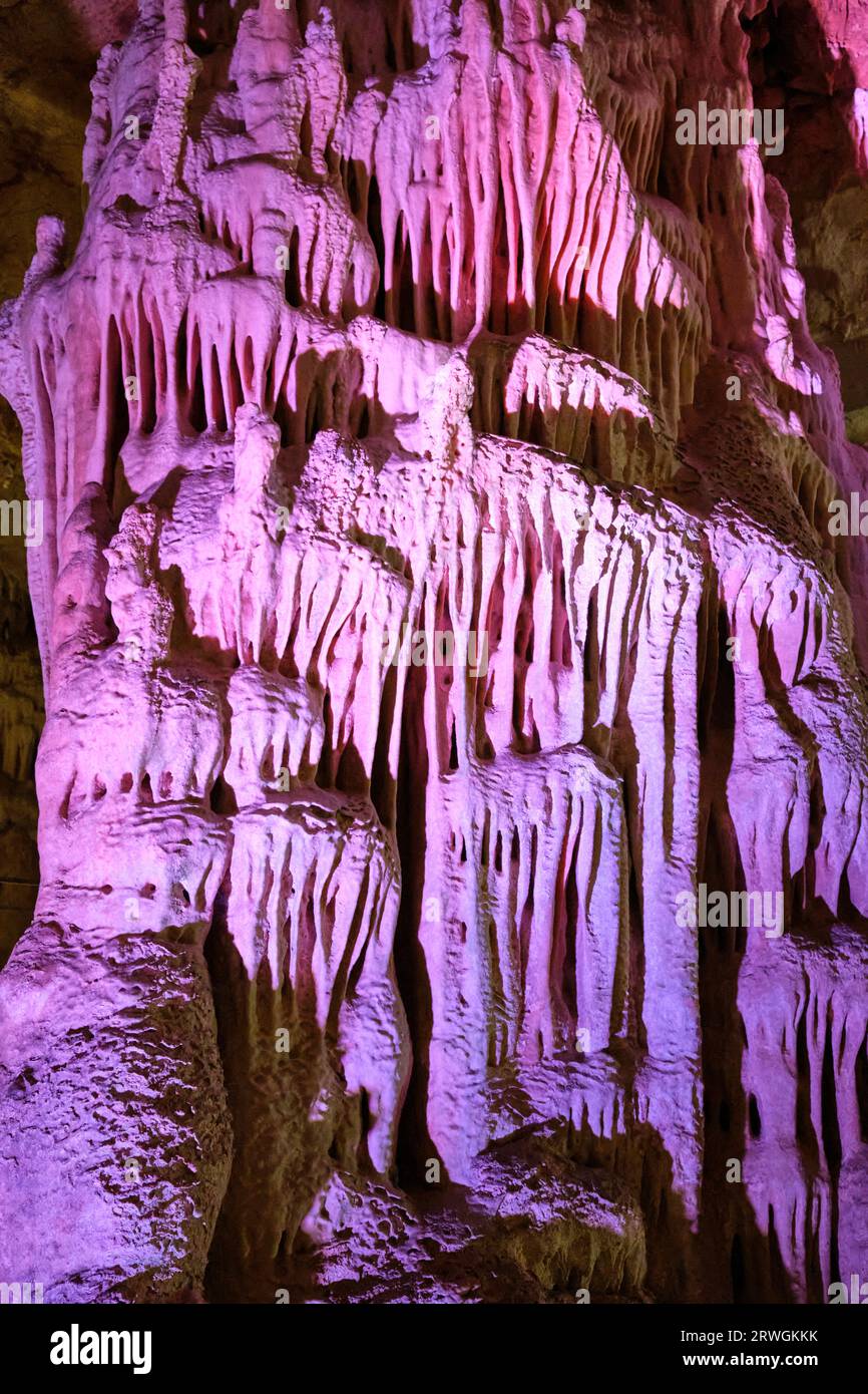 Stalactites in Sfendoni Cave in Zoniana, Crete, Greece Stock Photo - Alamy