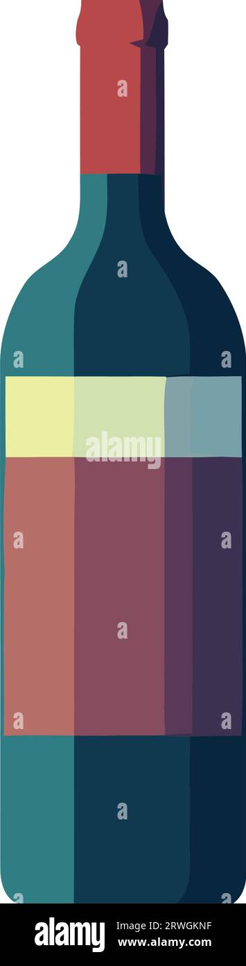 Red wine bottle design Stock Vector Image & Art - Alamy