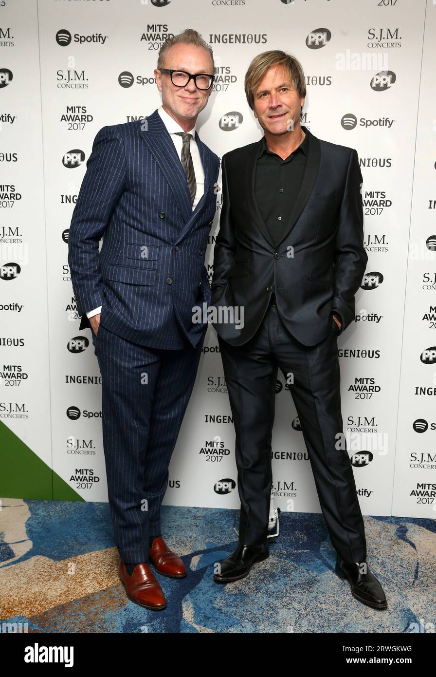 Gary Kemp (L) and Steve Norman attend the 26th annual Music Industry ...