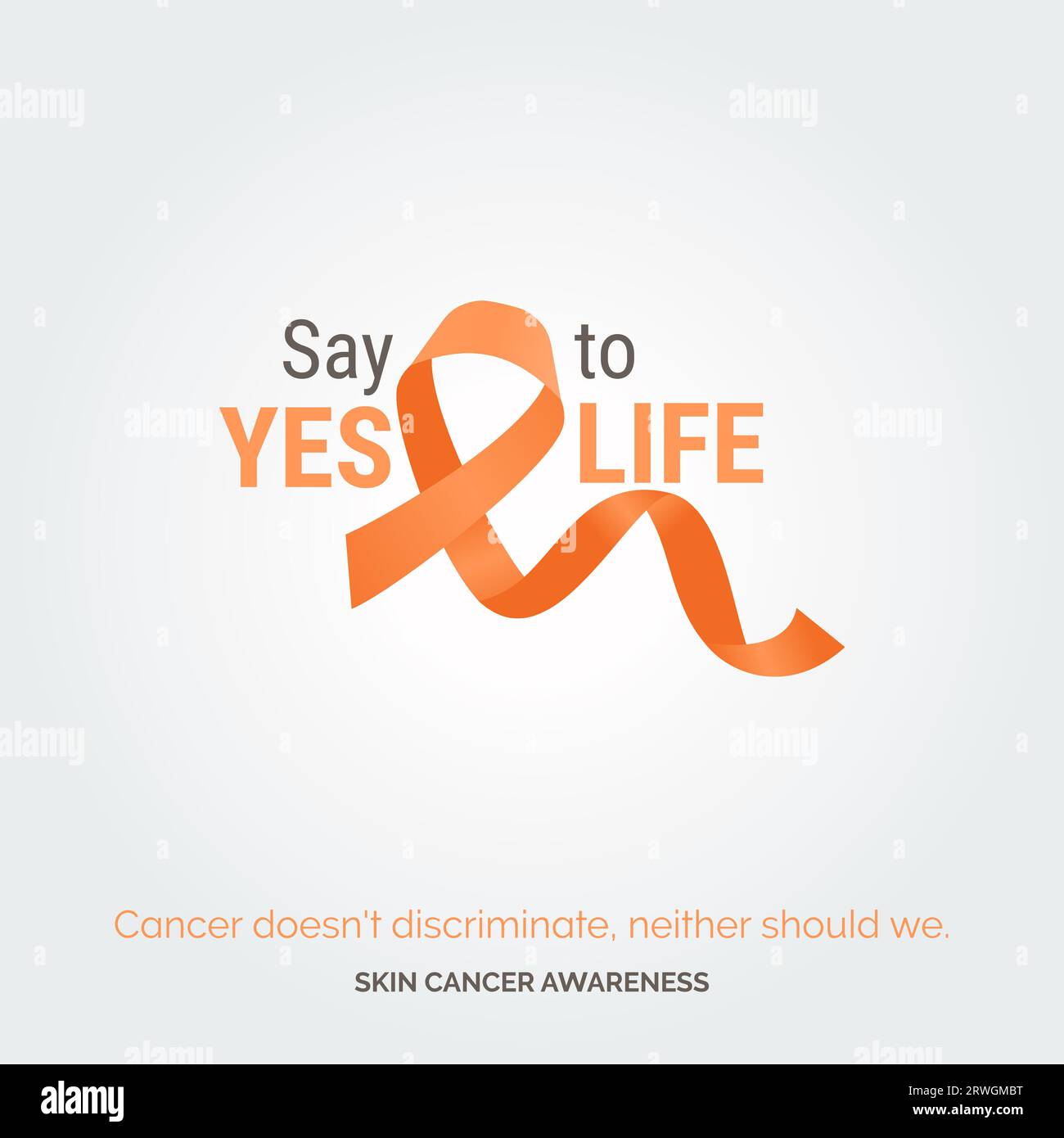 Strength in Unity. Skin Cancer Campaign Stock Vector Image & Art - Alamy