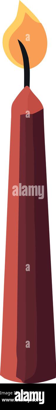 red candle design illustration Stock Vector Image & Art - Alamy