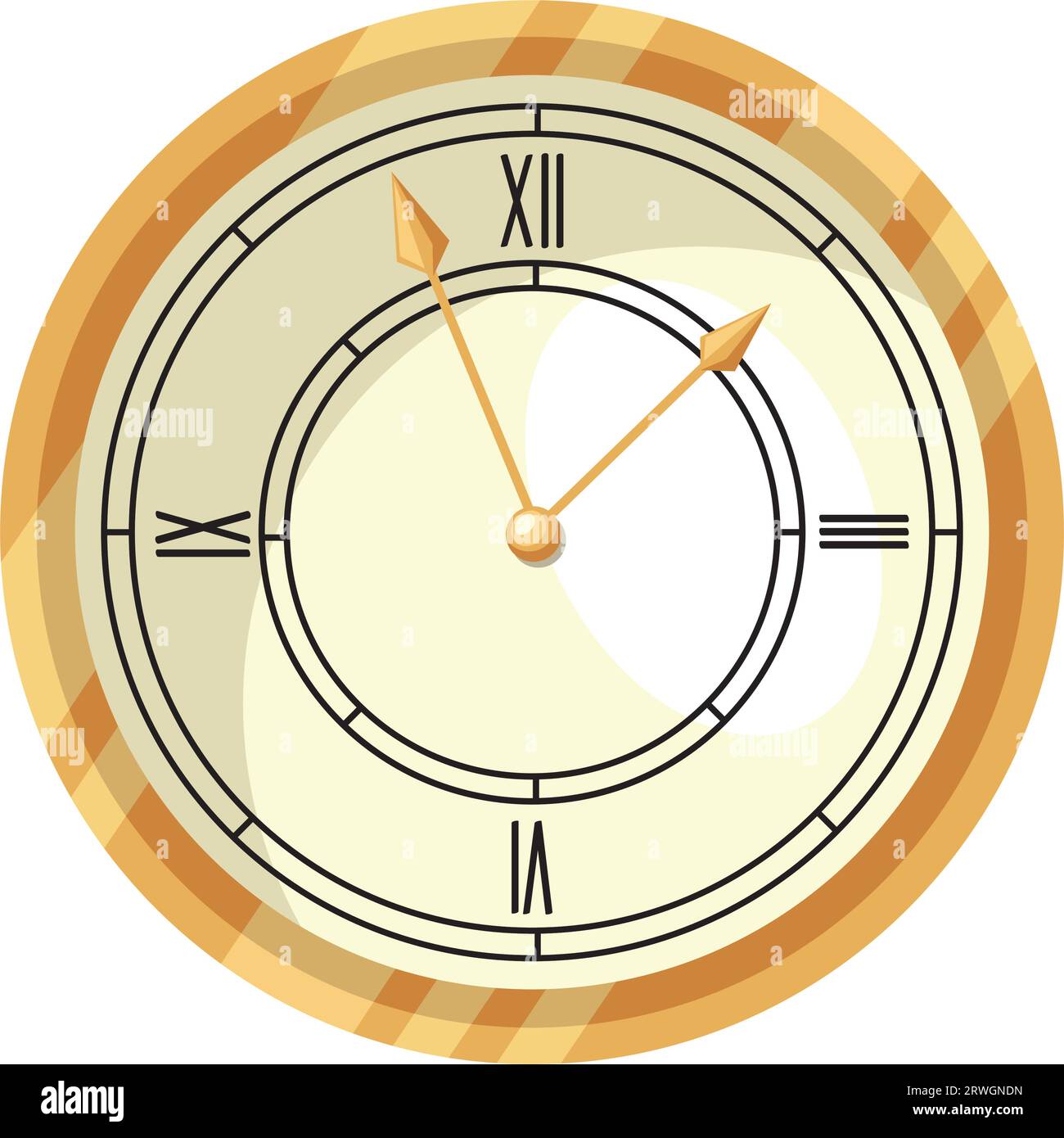 golden watch icon Stock Vector Image & Art - Alamy