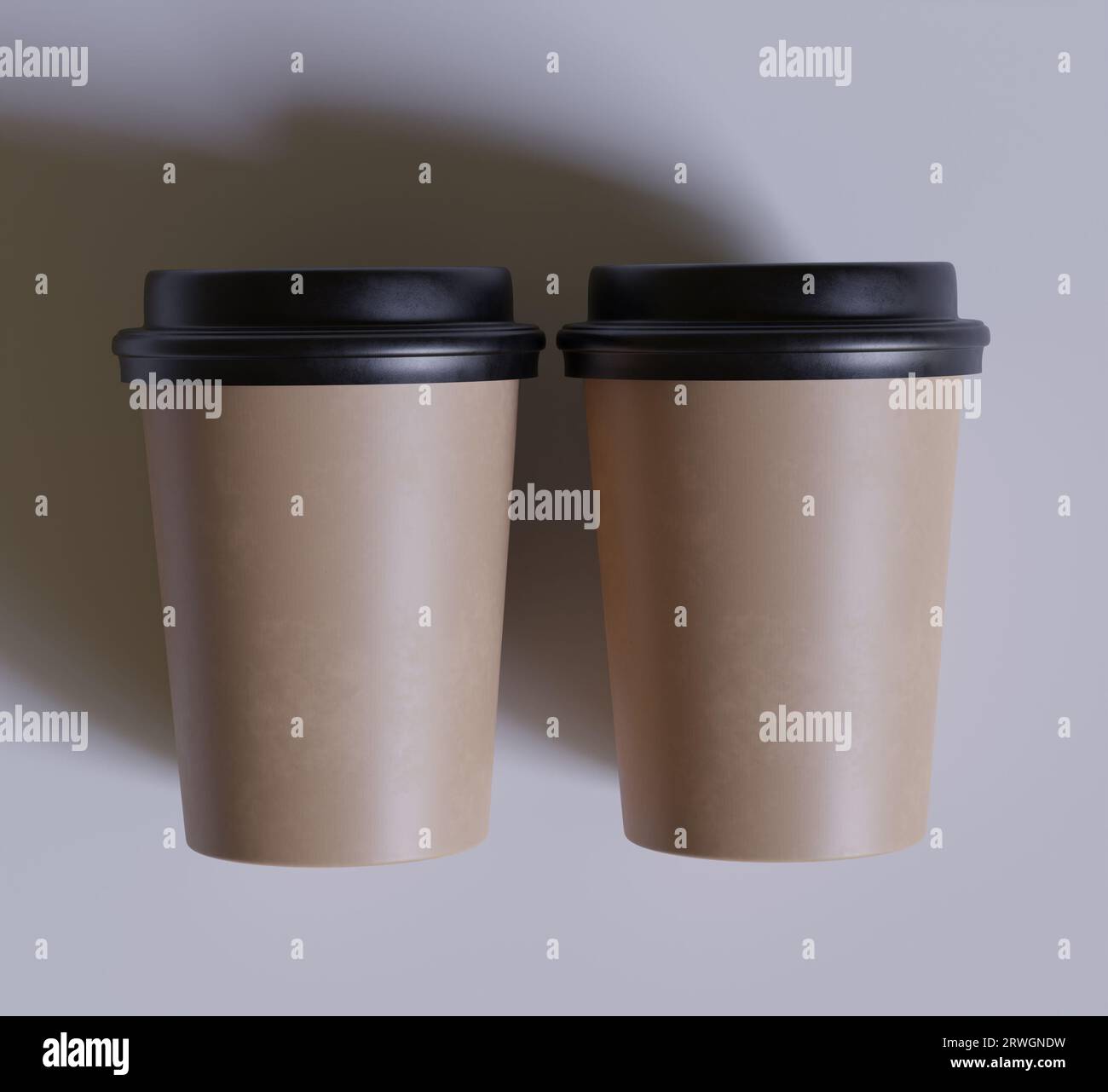 Coffee cup realistic color and realistic textures rendered with 3D ...