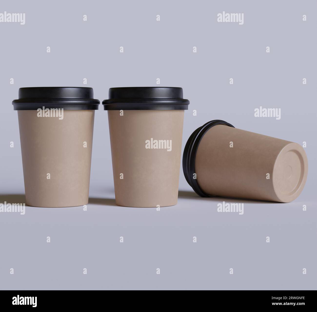Coffee cup realistic color and realistic textures rendered with 3D ...
