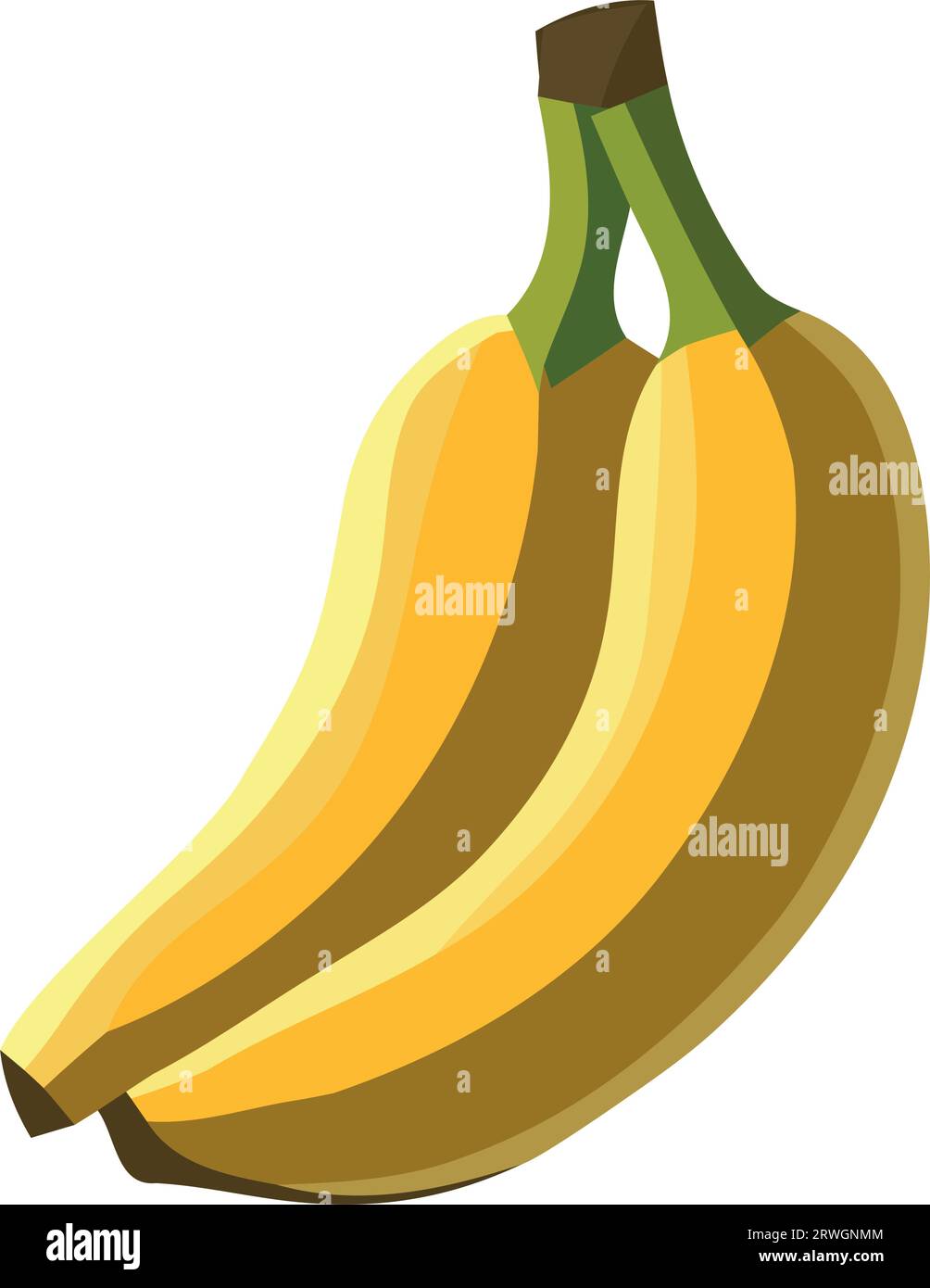 two bananas illustration Stock Vector Image & Art - Alamy