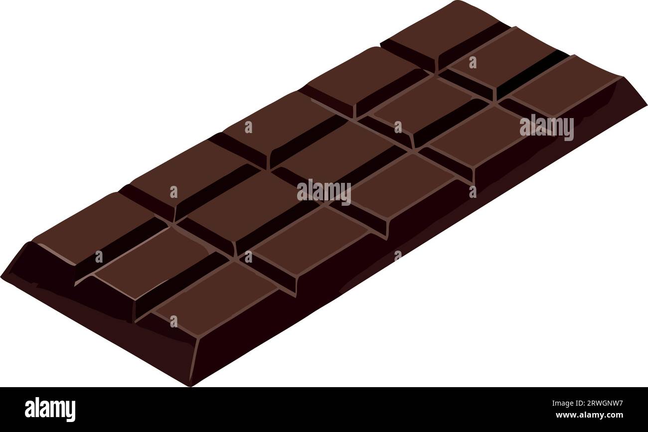 Dark chocolate slice design Stock Vector Image & Art - Alamy