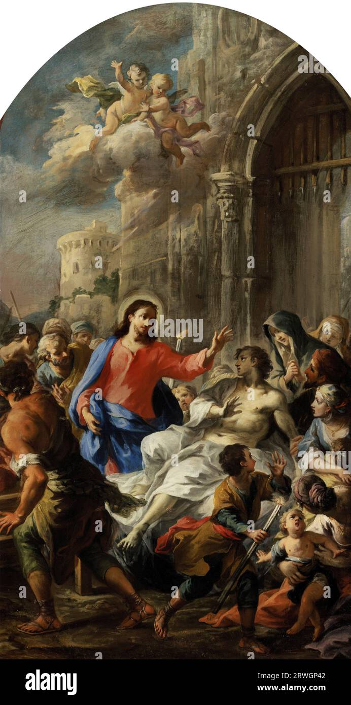 Jesus raising the dead nain hi-res stock photography and images - Alamy