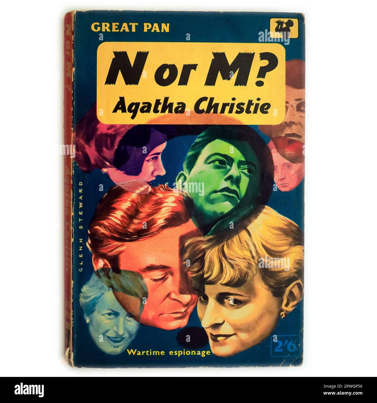 Agatha Christie - N or M? - Book cover, white background, studio setup ...