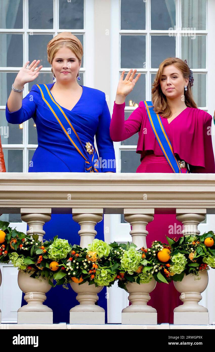 The Hague, Niederlande. 19th Sep, 2023. Crown Princess Amalia and ...