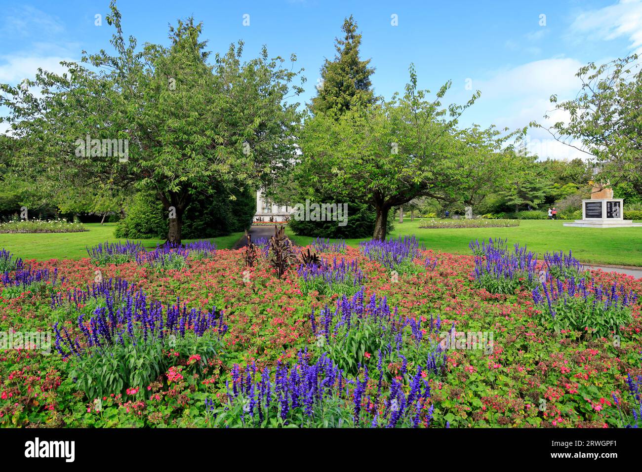 Alexandra Gardens, Cathays Park, Cardiff, South Wales Stock Photo - Alamy