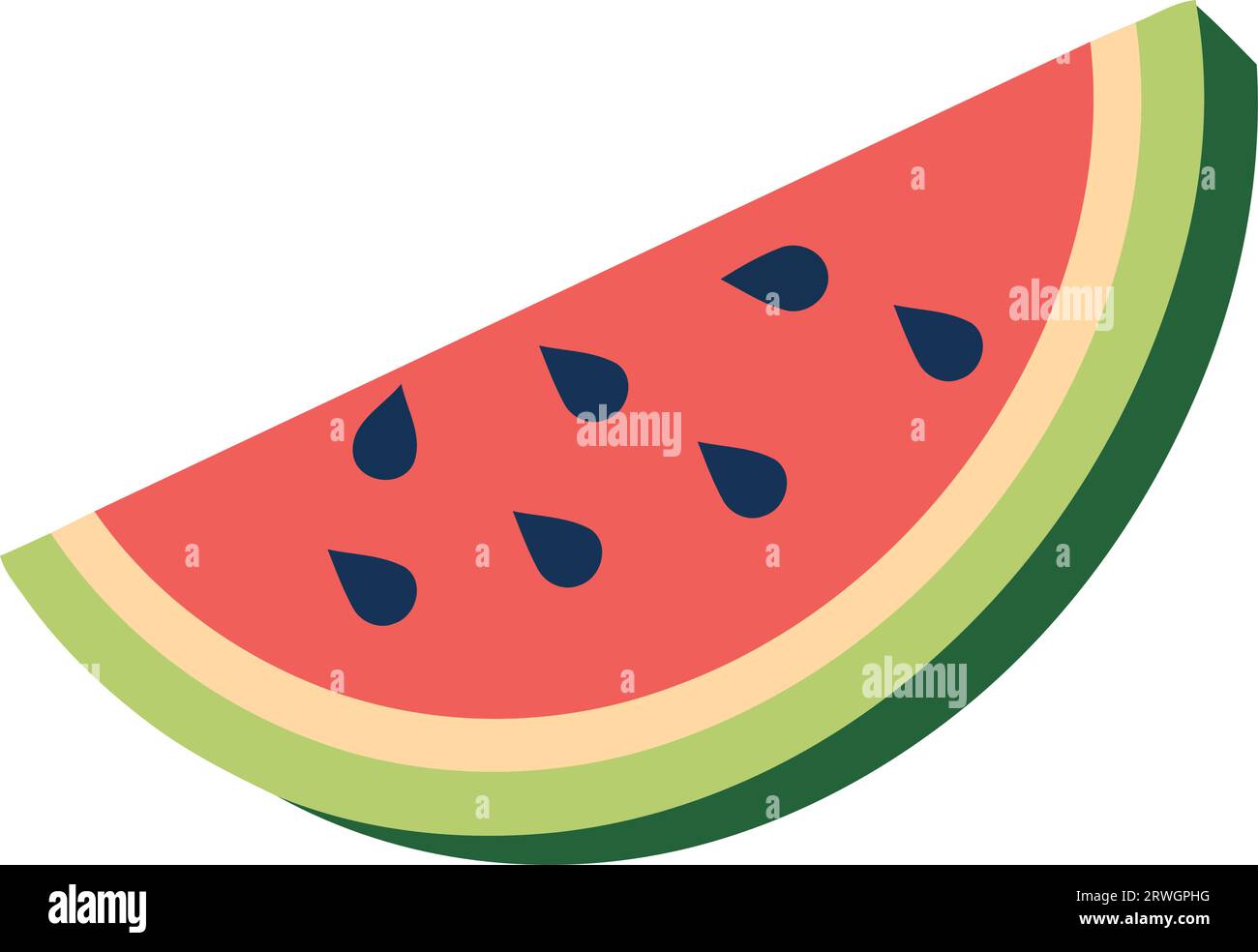watermelon slice design Stock Vector Image & Art - Alamy