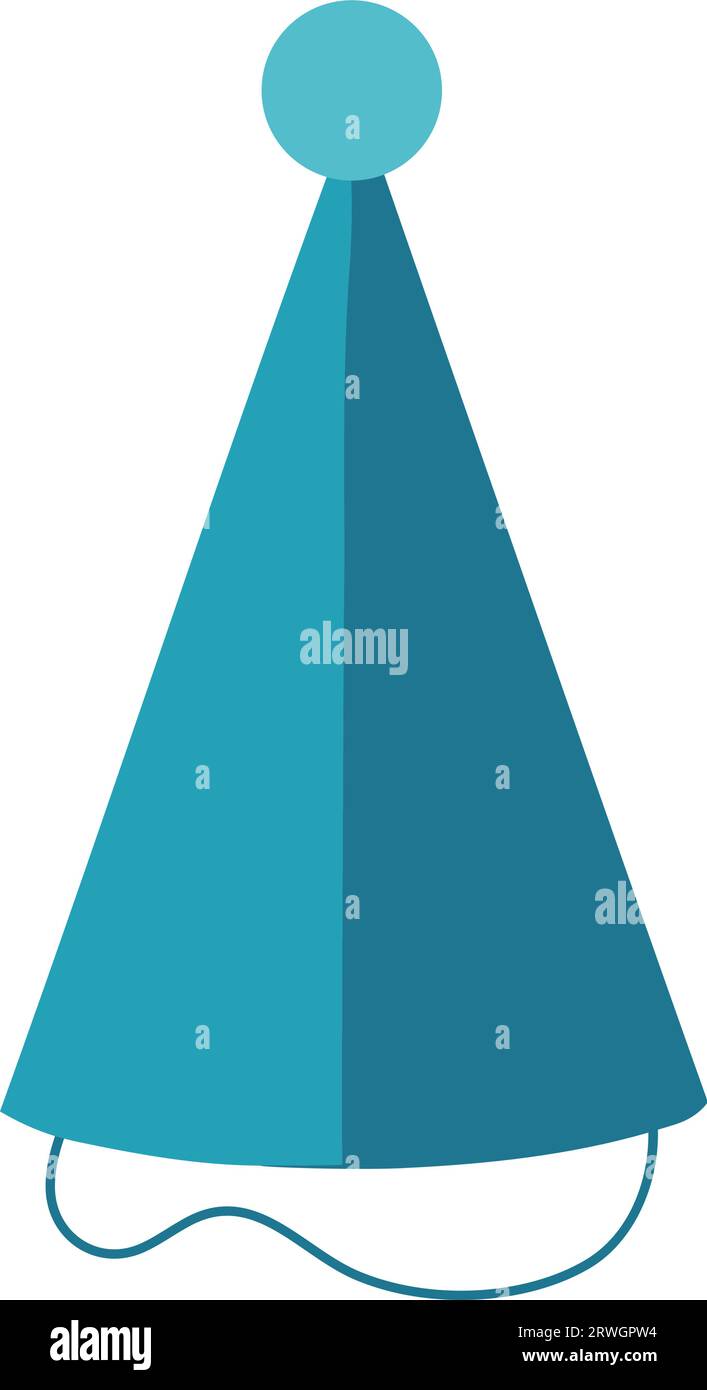 blue cone hat Stock Vector Image & Art - Alamy