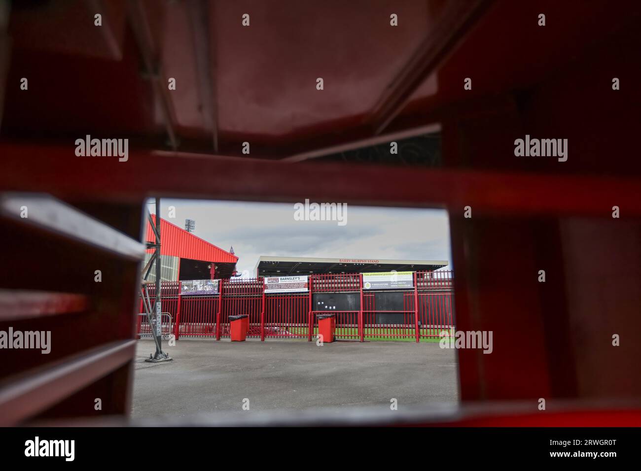 Barnsley, UK. 19th Sep, 2023. A view of the Barry Murphy stand through ...