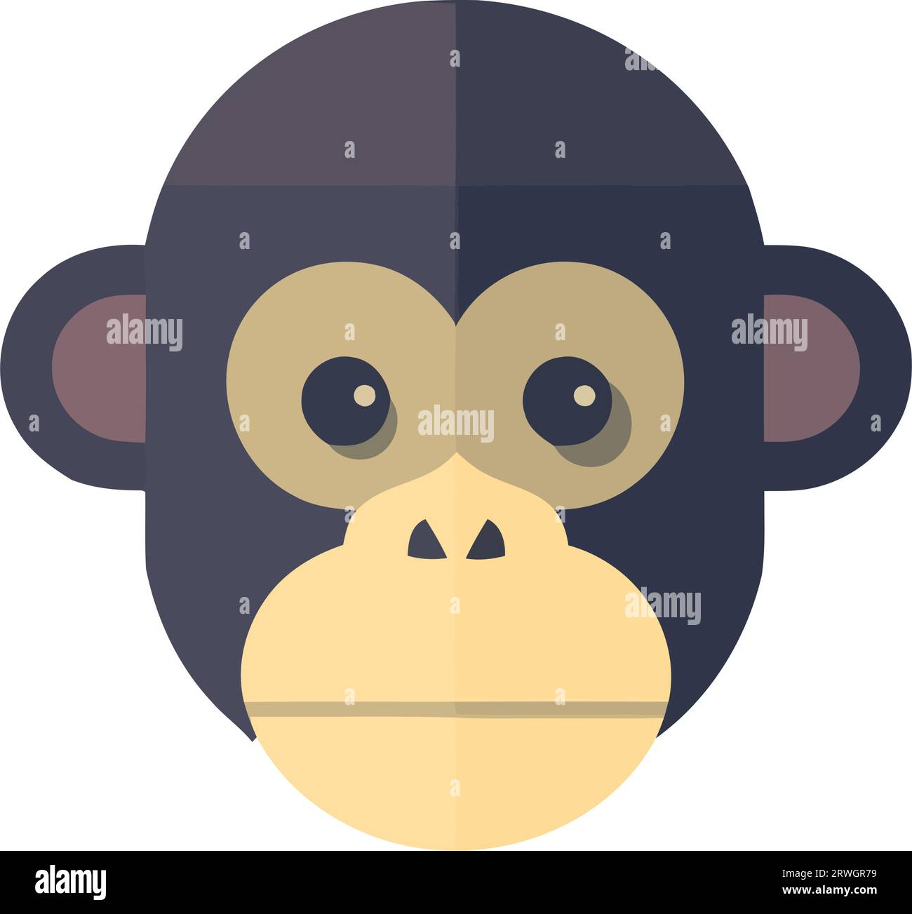 Smiling macaque design Stock Vector Image & Art - Alamy