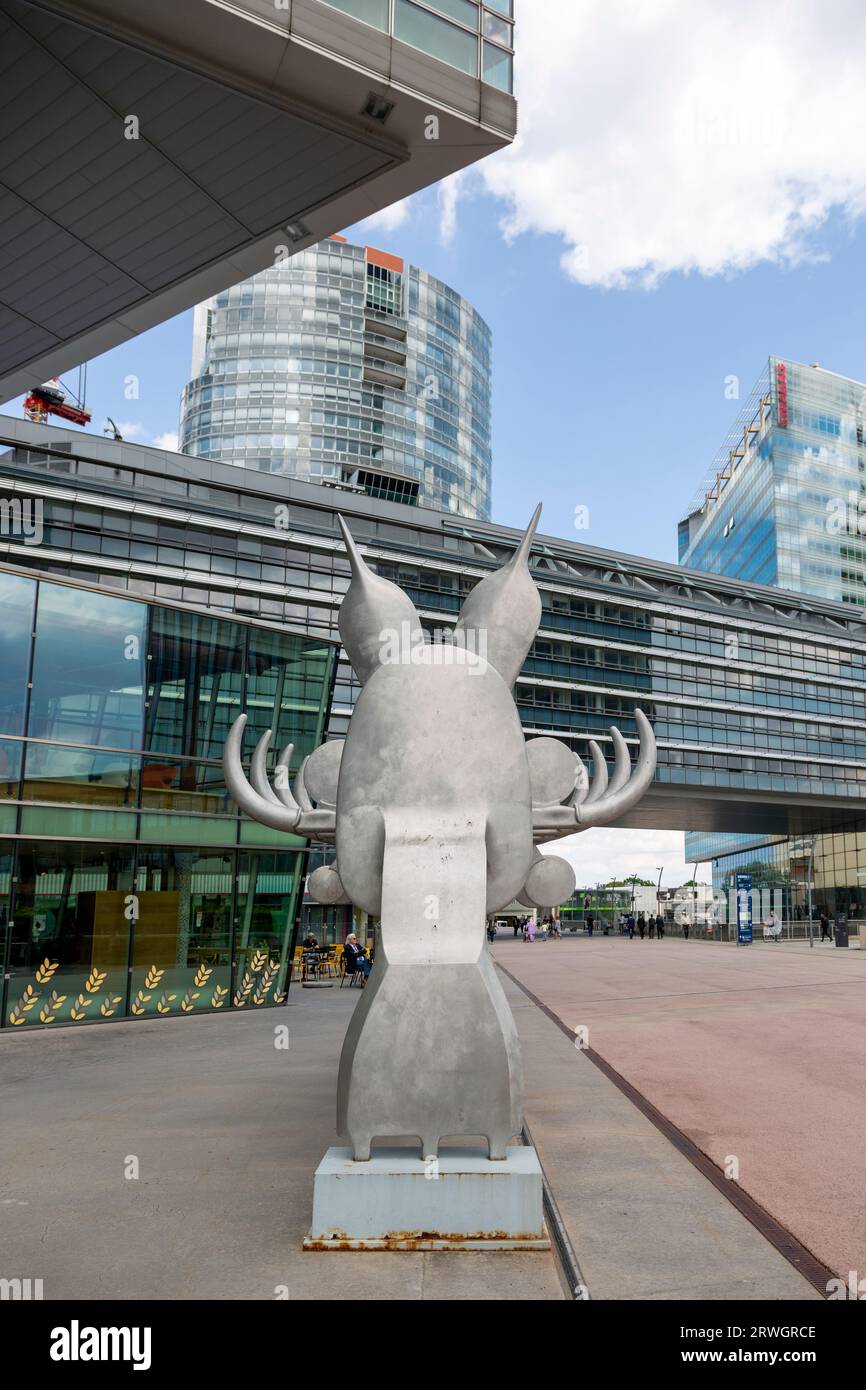 Vienna, Austria - June 14, 2023: Surreal sculpture by the Austrian ...