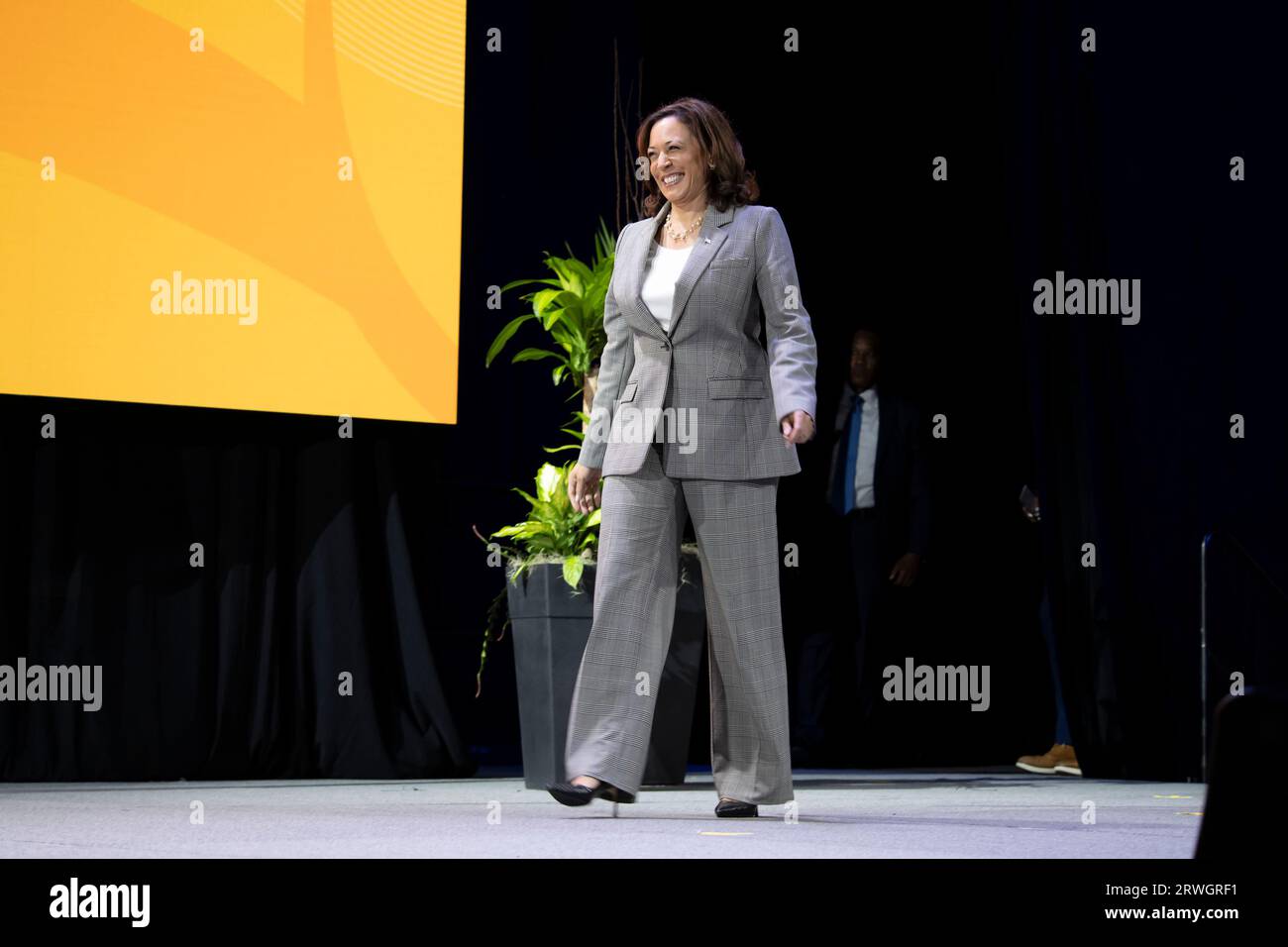 July 29, 2023 Boston, Massachusetts, USA United States Vice President ...