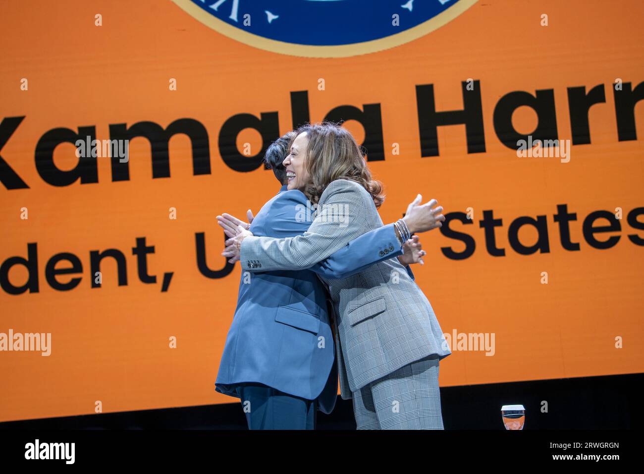 July 29, 2023 Boston, Massachusetts, USA United States Vice President ...