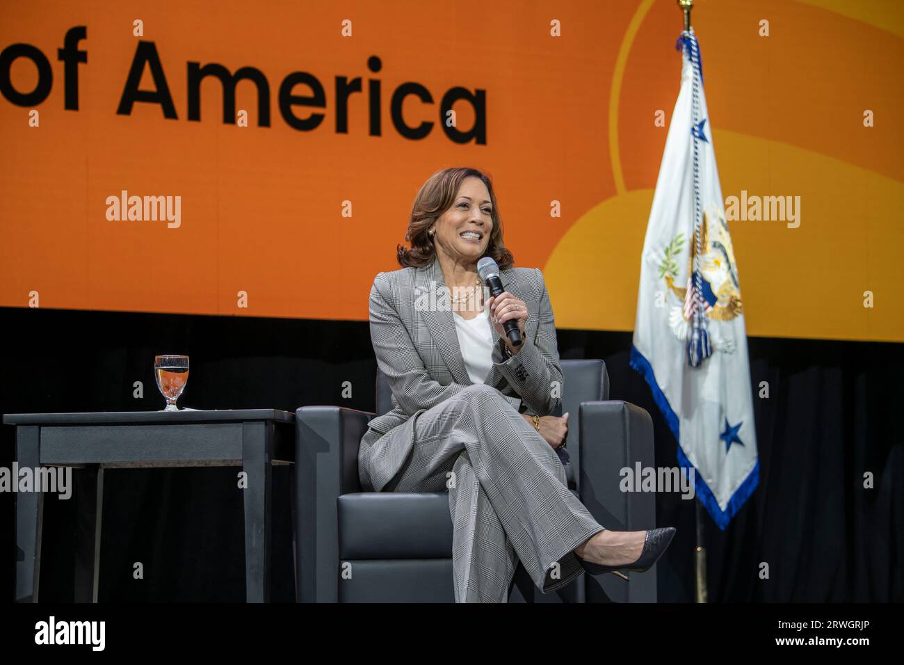 July 29, 2023 Boston, Massachusetts, USA United States Vice President ...