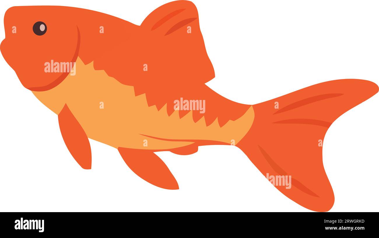 goldfish swimming vector Stock Vector Image & Art - Alamy