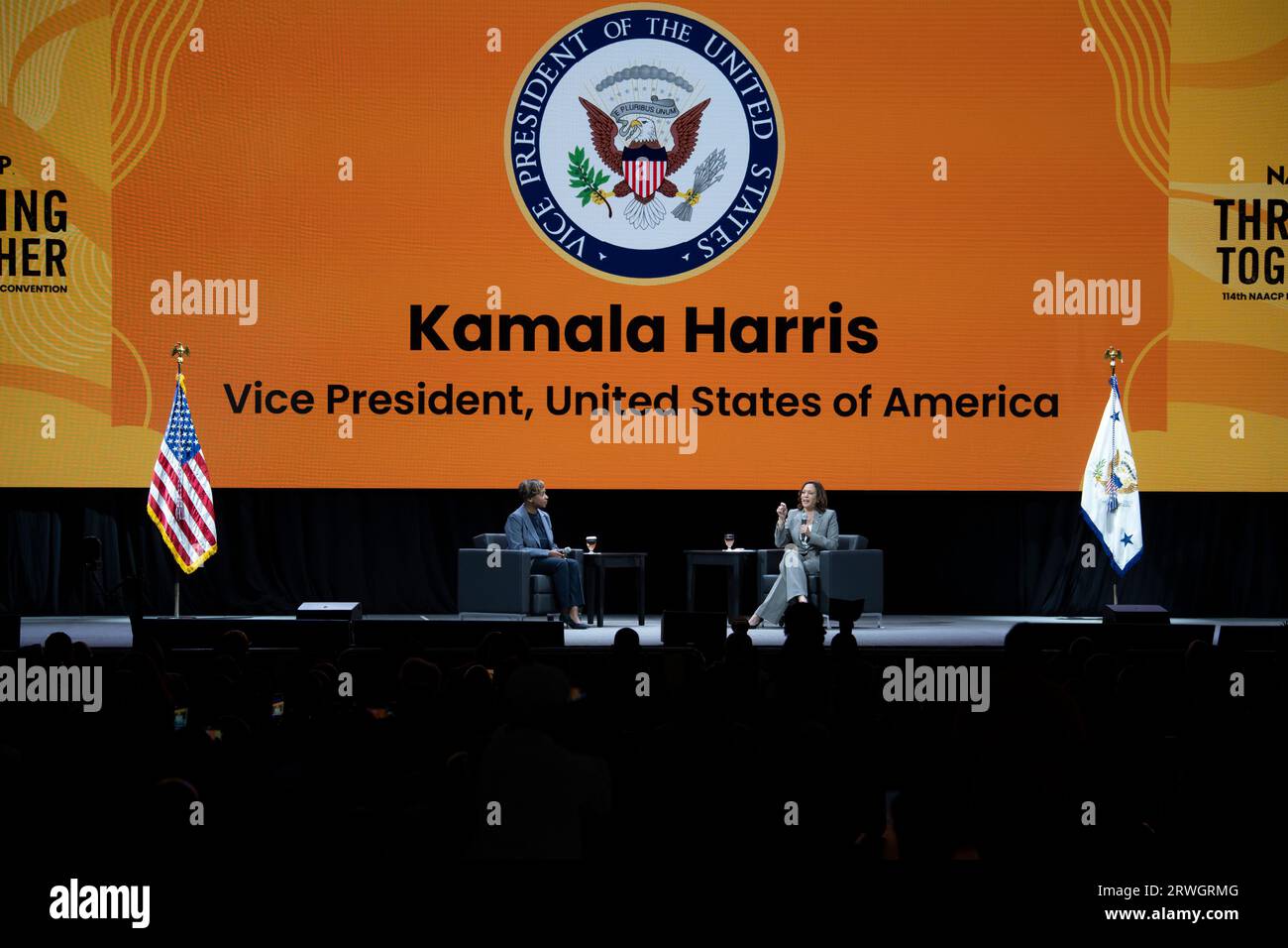 July 29, 2023 Boston, Massachusetts, USA United States Vice President ...
