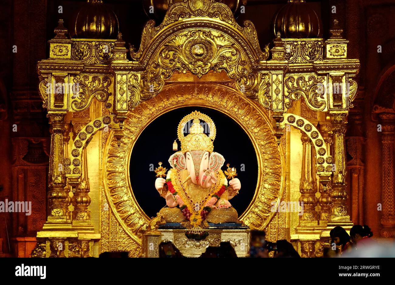 19 September 2023, Pune, Maharashtra, India, Beautiful sculpture of ...