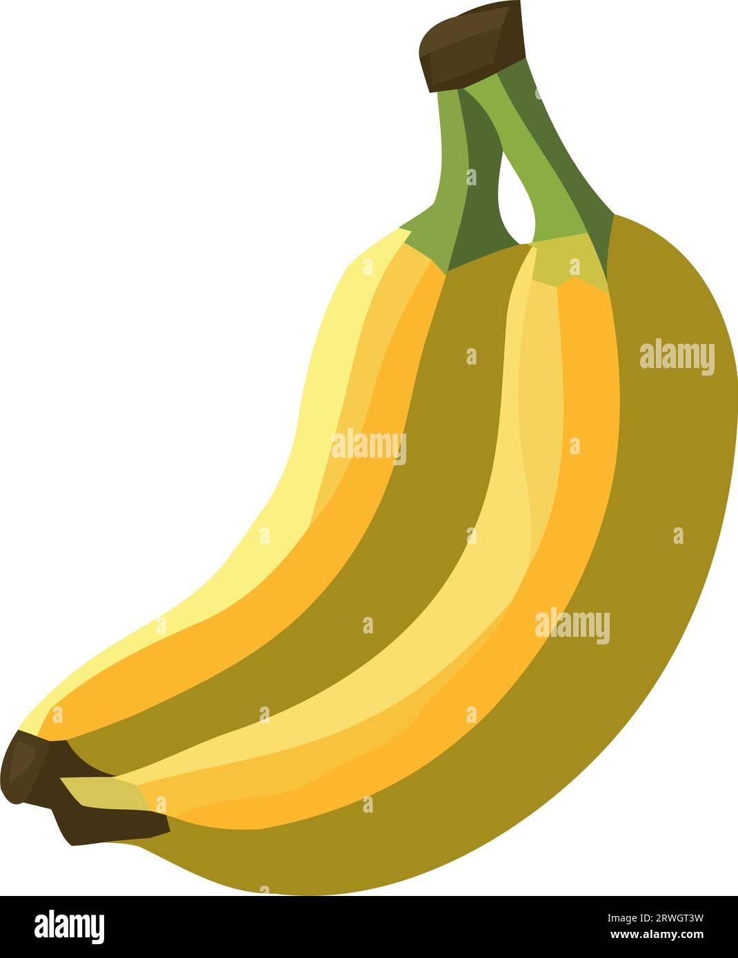 two bananas design Stock Vector Image & Art - Alamy