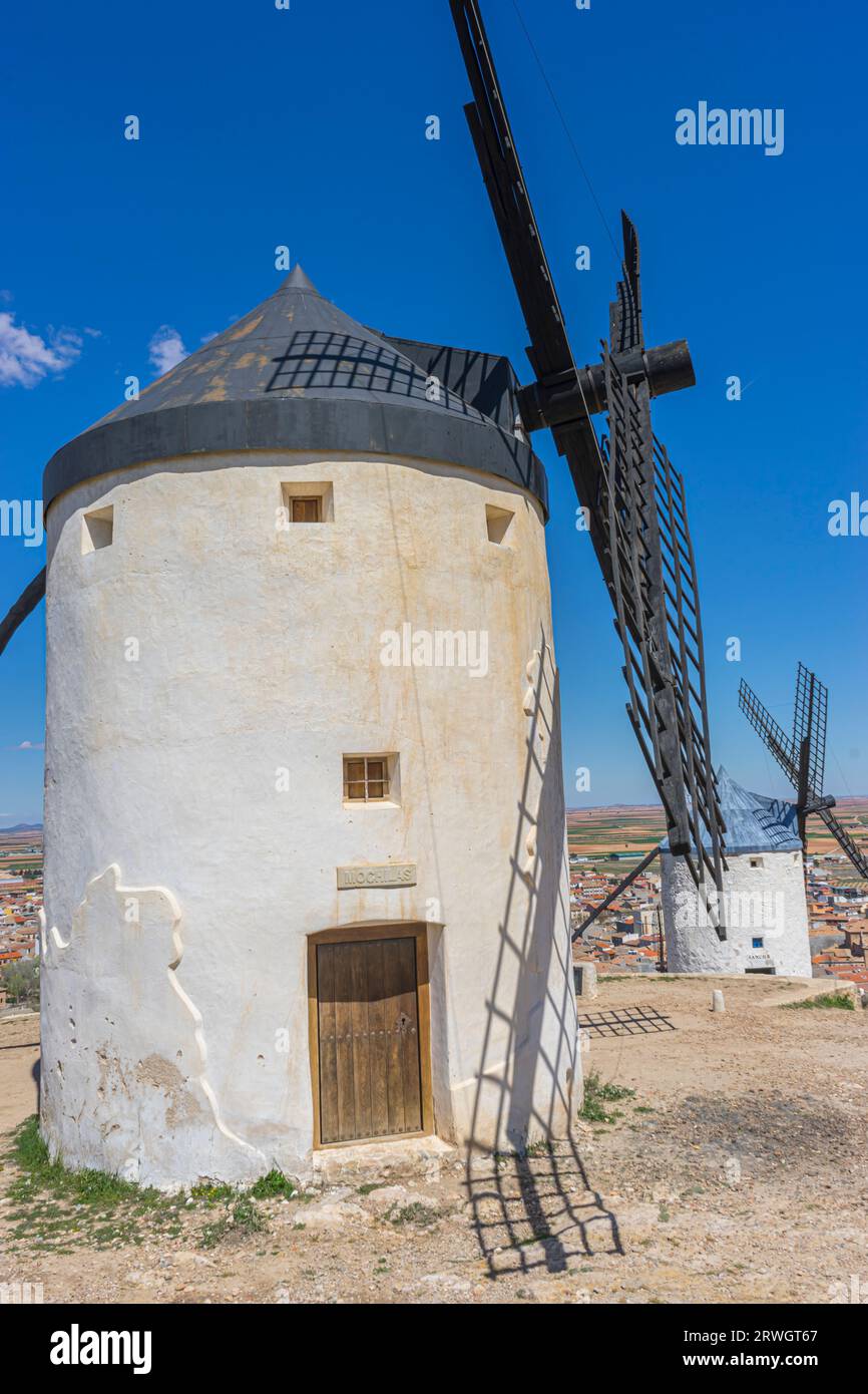 Panoramic views, windmills standing tall. A testament to Spain's past ...