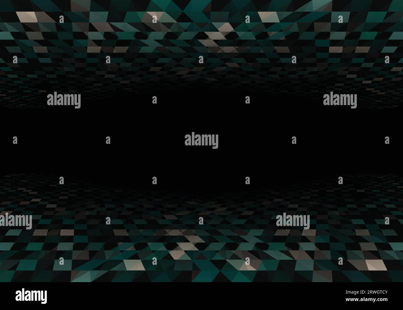 Geometric perspective background. Vector illustration Stock Vector ...