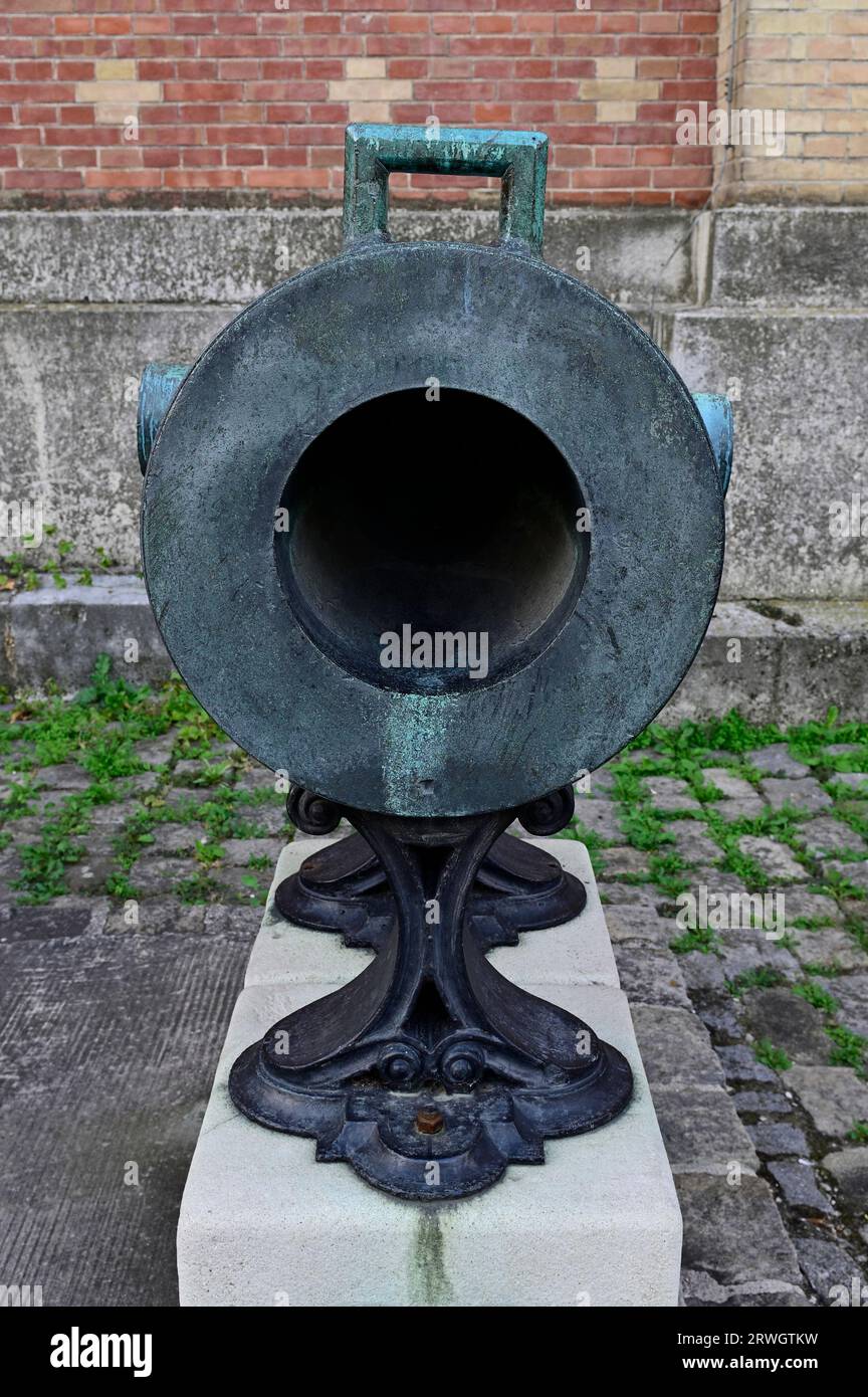 Vienna, Austria. Military History Museum Vienna. Bomb mortar Kingdom of ...