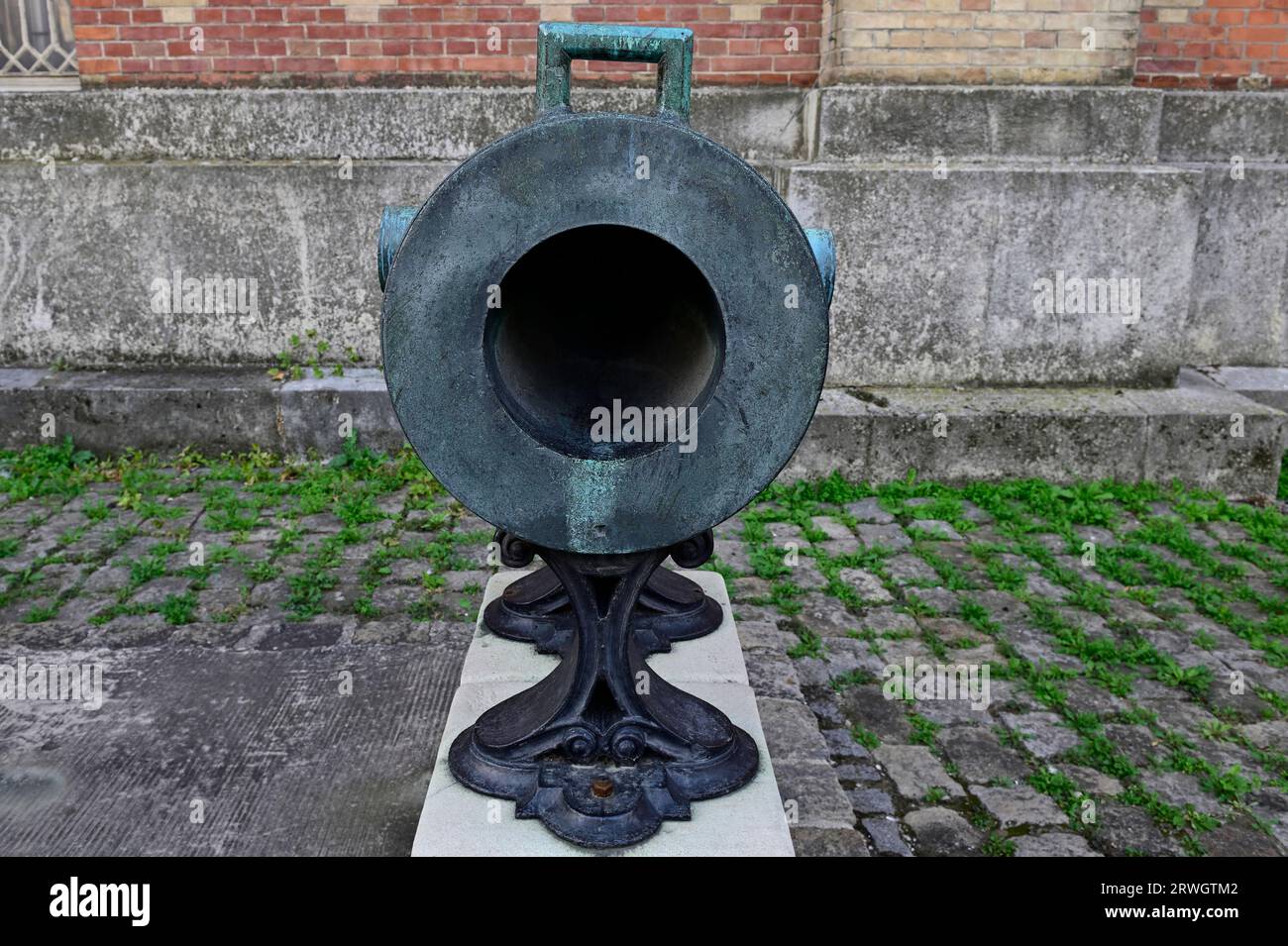 Vienna, Austria. Military History Museum Vienna. Bomb mortar Kingdom of ...