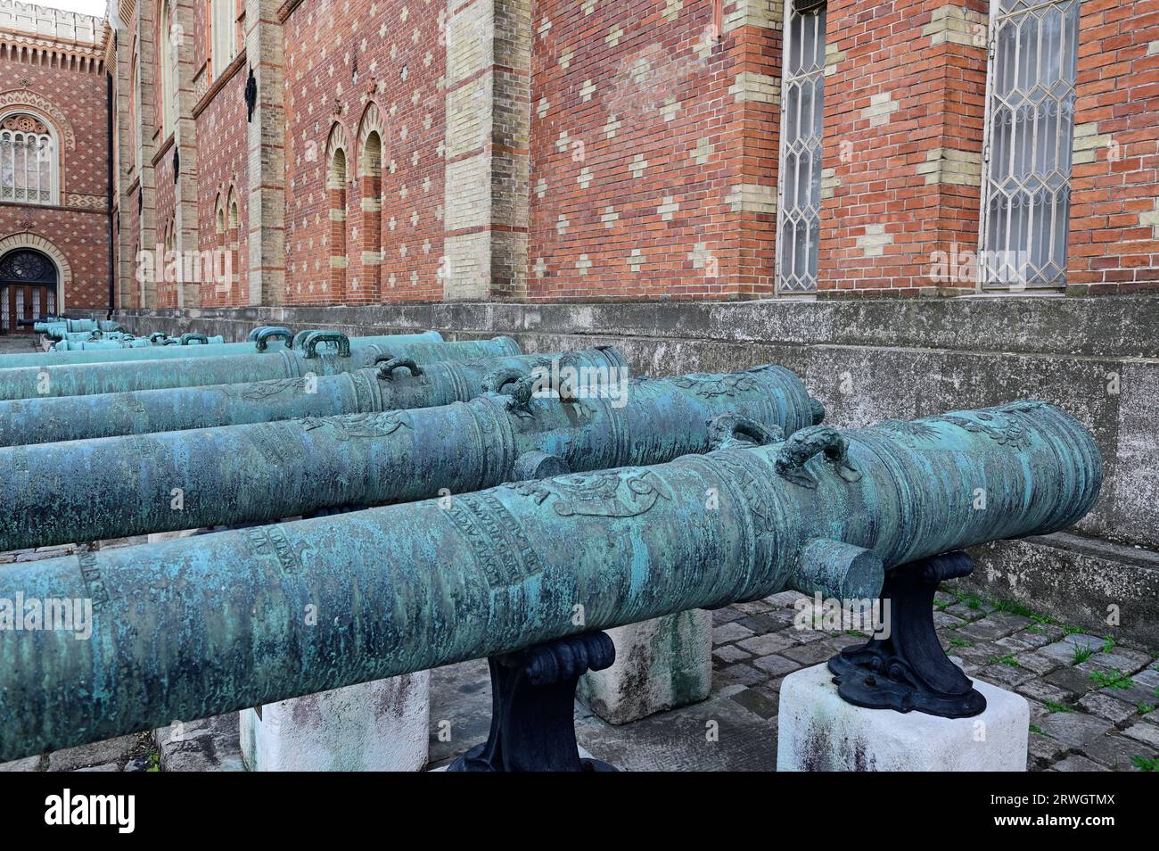 Vienna, Austria. Military History Museum Vienna. Siege cannons France ...