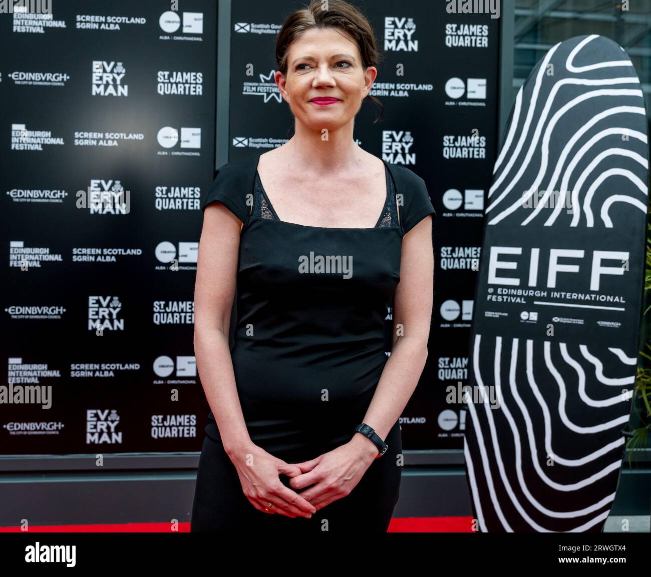Isabel Davis of Screen Scotland at film premiere, Everyman Cinema ...