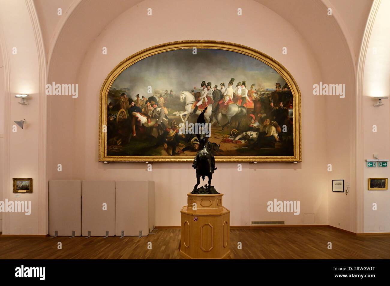 Vienna, Austria. Military History Museum Vienna. Oil painting victory ...