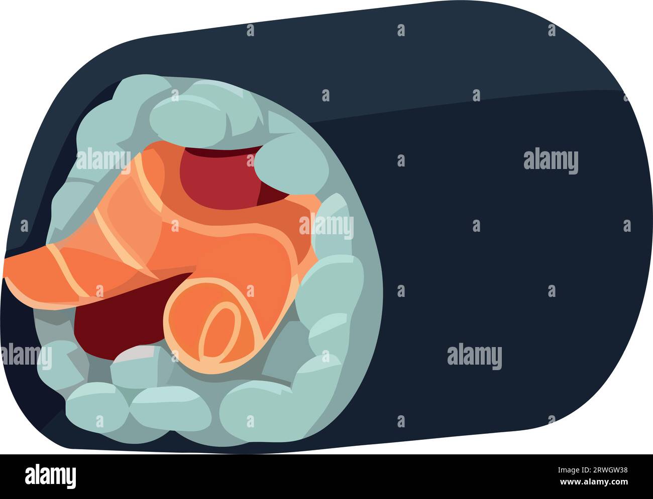 sushi roll design Stock Vector Image & Art - Alamy