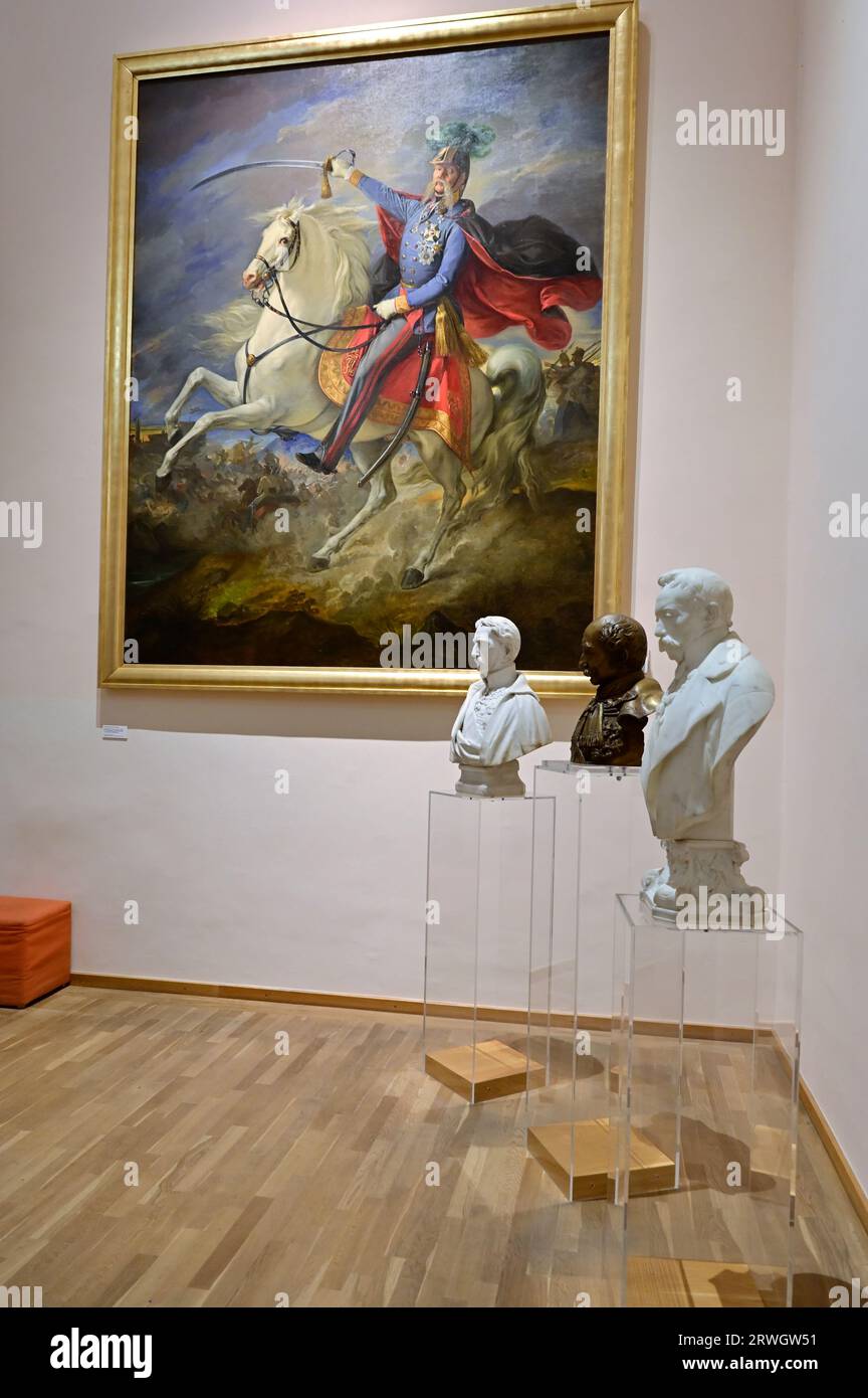 Vienna, Austria. Military History Museum Vienna. Oil painting by ...